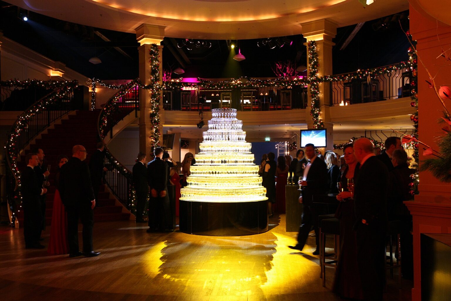 Rent the Grand Tower Deluxe champagne tower for your party